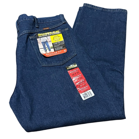 Rustler | Jeans | Rustler By Wrangler Mens Jeans 38x3 Regular Fit ...